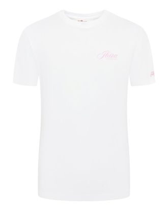 MC2 Saint Barth Softes T-Shirt mit O-Neck und R&uuml;cken-Print in