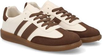 Shoes & Blues Chaussures de sport &eacute;l&eacute;gantes pour femme, confortables, style d&eacute;contract&eacute;, fermeture &agrave; lacets, usage quotidien., beige, 37 EU