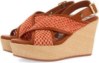 Gioseppo Damen Bussang Keilsandale, Korallenrot, 37 EU