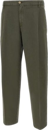 BRIGLIA 1949 Homme, Pantalons, Vert, Taille: L Manhattan Pantalons
