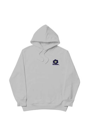 Tealer Unisex Localy Grown Kapuzenpullover, grau, Medium
