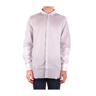 Neil Barrett Gestreiftes Freizeithemd - - Shirts - Herren - Grau - L