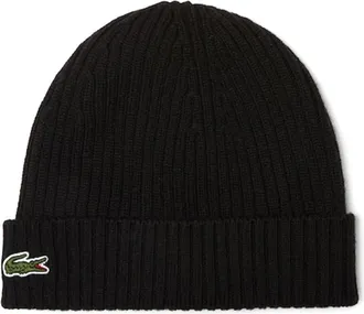 Lacoste unisex, Accessoires, Noir, Taille: ONE Size Beanies