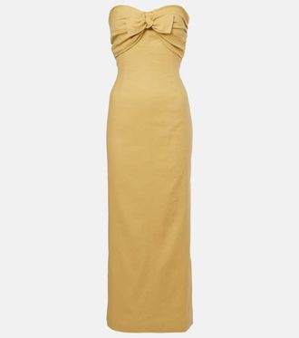 Tove Maxikleid Rahel aus einem Leinengemisch