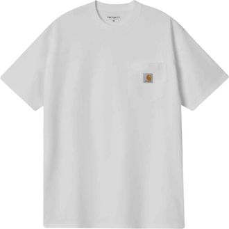 Carhartt Work in Progress Homme, Tops, Blanc, Taille: S T-Chemises