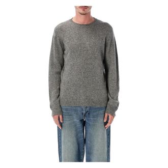 Roberto Collina Rundhals-Pullover - - Knitwear - Herren - Grau - M