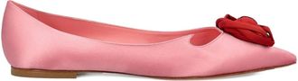 Roger Vivier Ballerinas - Flat Shoes Pink - Gr. 38 (EU) - in Gold - f&uuml;r Damen