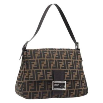 Fendi Sac bandouli&egrave;re vintage Zucca en toile Pre-owned - Femme - Pre-owned - Brun - Taille: ONE Size