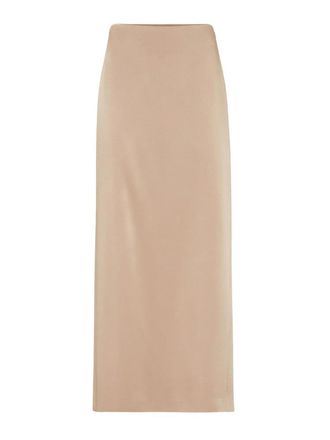 Brunello Cucinelli Jupe Midi - Beige