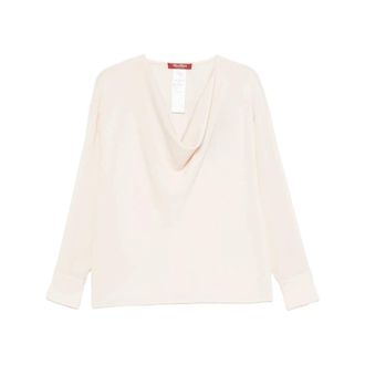 Max Mara Damen, Blusen & Hemden, Beige, MGr&ouml;&szlig;e