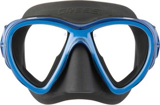 Cressi Unisex-Adult Fiji Schnorchel Maske, Schwarz/Blau, ONE Size