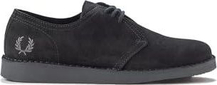Fred Perry Chaussures en daim Linden, Noir, 44 EU