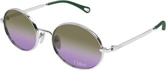 Chlo&eacute; Femme, Accessoires, Gris, Taille: 55 MM Ch0326S 002 Lunettes de soleil