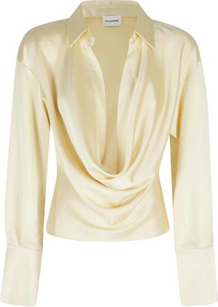 Andamane Femme, Blouses et Chemises, Jaune, Taille: 36 FR Lilia Blouse