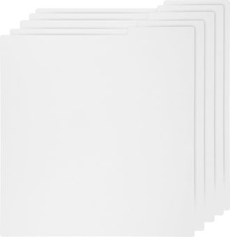 Lurrose 5 St&uuml;ck Teiliges Vinyl Trennbl&auml;tter aus Kunststoff mit Beschreibbaren Tabs Widerstandsf&auml;hig und Feuchtigkeitsbest&auml;ndig Vielseitig Einsetzbar f&uuml;r Schal