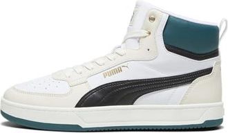 Puma Baskets Unisexes Caven 2.0 Mid, Puma White PUMA Black Alpine Snow Warm White Gold, 44.5 EU