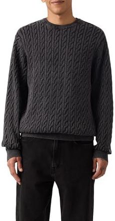 Levi's Presidio Crew Cable Rib Pirate Black GD, Cable Rib Pirate Bla, XL