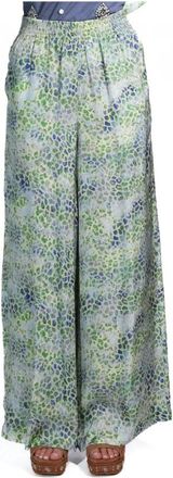 Jijil Femme, Pantalons, Vert, Taille: 36 FR Jpe26Pa125 Wide Pantalons