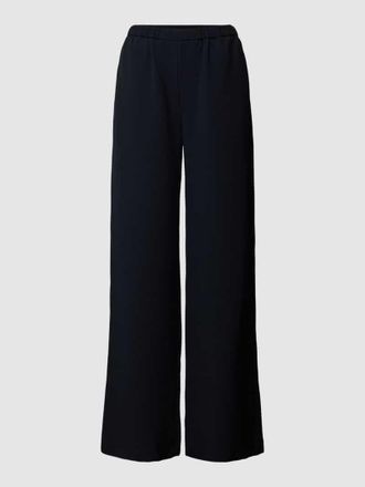 Emporio Armani Wide Leg Stoffhose mit elastischem Bund