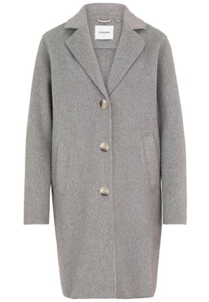 Covered Damen Mantel Wanja, Gr&ouml;&szlig;e:L, Farbe:Silber Melange