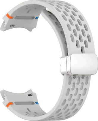 Generic 20mm Riemen für Uhr 4 5 Pro 6 7 7lte 44mm 40mm Uhr 4/6 Klassisches Silikonband ohne Lücken Armbandkorrea