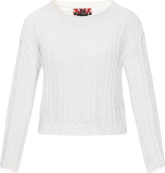 Mymo Pullover Frauen cremefarben