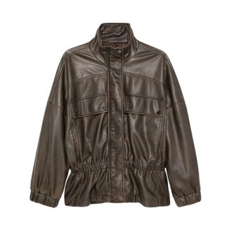 Pinko Barkeria Blouson - - Jackets - Damen - Braun - M