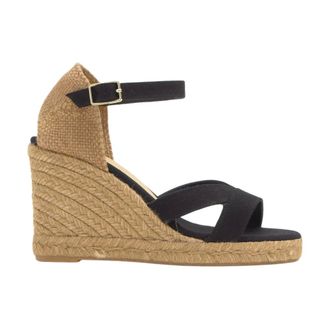 Castaner Femme, Chaussures, Noir, Taille: 36 EU Bruna T Wedge Sandal