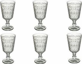 Villa D'Este Home Tivoli 5906772 New Marrakech - Lot de 6 verres à pied, en verre, 310 ml