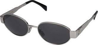 Celine Triomphe Metall-Sonnenbrille Oval - - Accessories - unisex - Grau - 54 MM