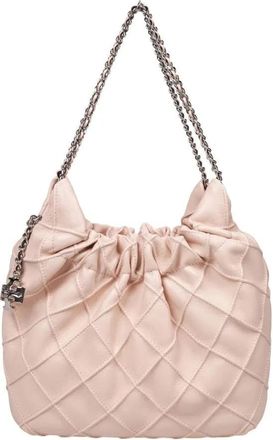 Tory Burch Tory Burch Crossbody Bags - Pink Leather Fleming Mini Hobo Bag - Gr. unisize - in Rosa - f&uuml;r Damen