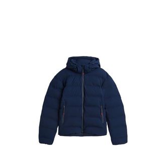 Tommy Hilfiger Doudoune droite col montant &agrave; capuche