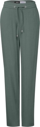 Cecil Damen B379232 Hose, Dark Balmy Khaki, XXL/30L