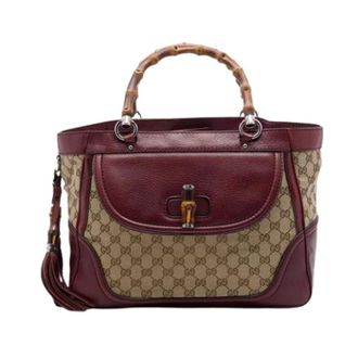 Gucci Sac cabas Bambou Pre-owned - Femme - Pre-owned - Brun - Taille: ONE Size
