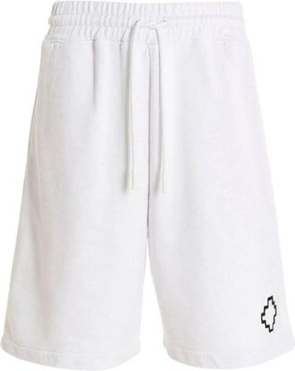 Marcelo Burlon Homme, Shorts, Blanc, Taille: S Cotton Shorts d&eacute;contract&eacute;s