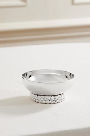 Christofle Bol En Plaqué Argent Babylone Small - Argenté