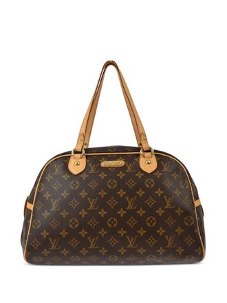 Louis Vuitton sac porté épaule Montorgueil GM (2008) - Marron