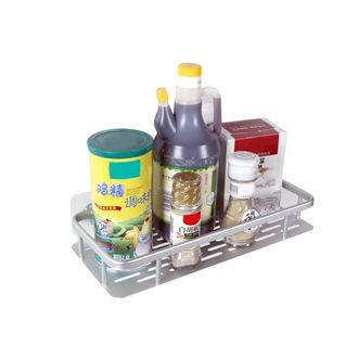 Artibetter Aluminium Badezimmer Regal mit Saugnapf Rostfreier Organizer f&uuml;r K&uuml;che und Bad Platzsparendes Aufbewahrungssystem f&uuml;r Kleine Gegenst&auml;nde Einfach zu Re