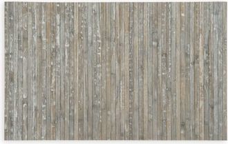 WohnDirect Nachhaltige Bambus Badematte Wasch Grau - rutschfestes Zero Waste Produkt - Badevorleger, Duschvorleger 50 x 80 cm