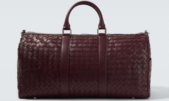 Bottega Veneta Weekender Intrecciato aus Leder
