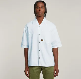 G-Star Track Relaxed Hemd - Hellblau - Herren