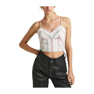 Pepe Jeans London Priscila Top- vielseitig und stilvoll - - Tops - Damen - Mehrfarbig - L
