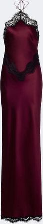 Retrof&ecirc;te Retrof&ecirc;te Maxikleid Everly aus Satin mit Spitze