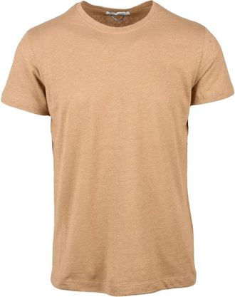 Daniele Alessandrini Homme, Tops, Beige, Taille: M T-Chemises