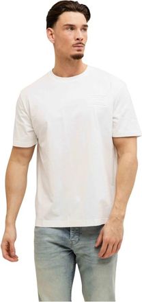 Lacoste Homme, Tops, Blanc, Taille: M T-Shirt en jersey
