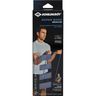Schildkrot Fitness Schildkr&ouml;t Super Band Medium, Premium Widerstandsb&auml;nder mit 20-30kg Widerstand, 32mm Breite, Blau, vielseitiges Mini-Fitnessstudio f&uuml;r zu Hause und un