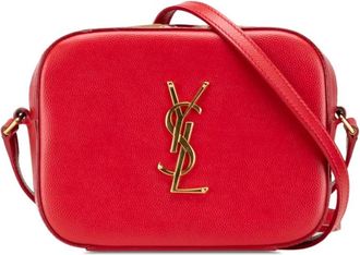 Saint Laurent petit sac à bandoulière monogrammé Grain De Poudre (2015) - Rouge