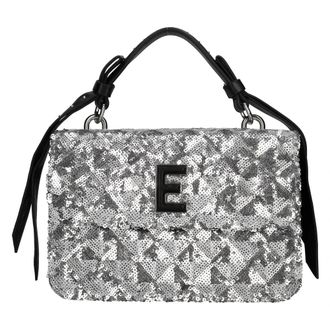 Ermanno Scervino Tasche aus Kunstleder und Pailletten - - Bags - Damen - Grau - ONE SIZE