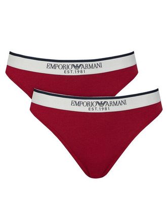 Emporio Armani Brazilian-Panty-Set EW005197 AF27298 U5084 Dunkelrot