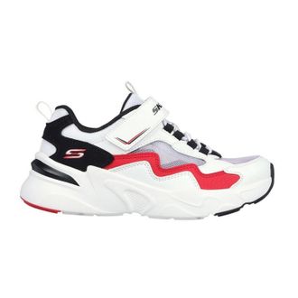 Skechers Sneaker f&uuml;r Kinder, Netzmaterial (Wei&szlig;/Rot/Schwarz)